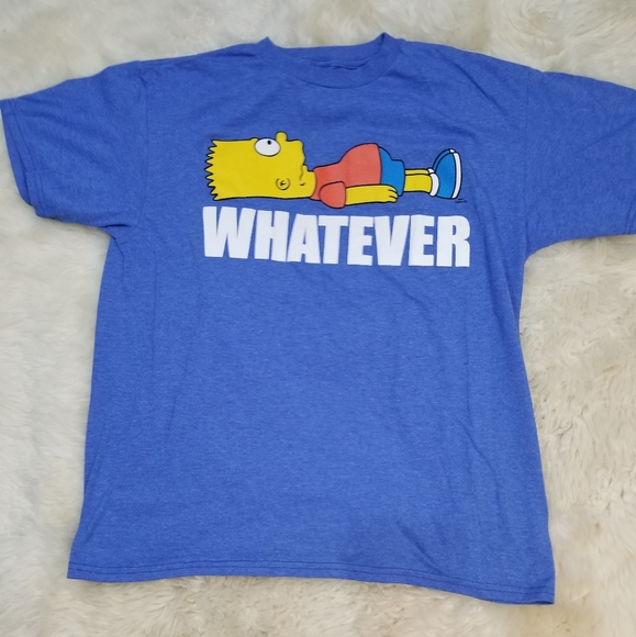 Shirts & Tops | Simpsons Bart Whatever Tshirt | Poshmark